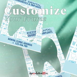 Dentist Photo Booth Frame, Dental Tooth Photo Prop, Dental Customer ...