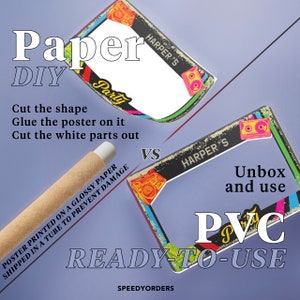 80s Party Photo Booth Frame, 80s Party Photo Frame, 80s Party Photo ...