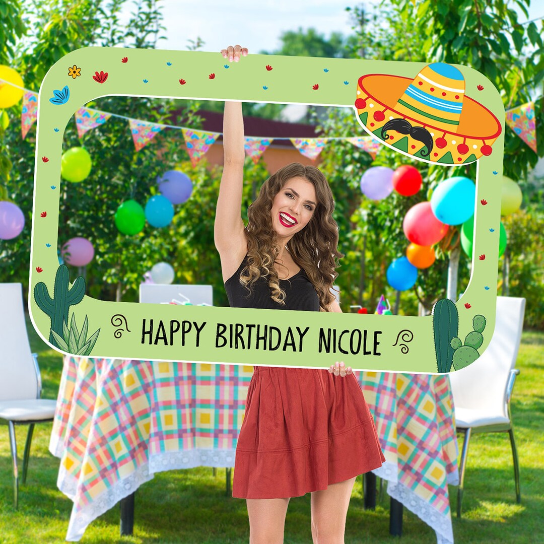 Fiesta Party Photo Prop, Fiesta Party Decor, Fiesta Photo Frame ...