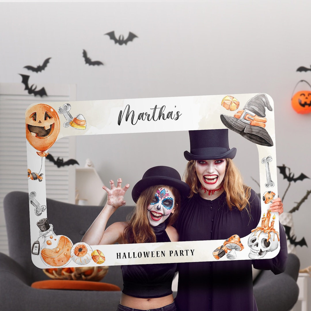 Halloween Photo Booth, Custom Halloween Frame Prop, Photo Booth for ...