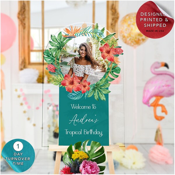 Tropical Birthday Decorations - Etsy