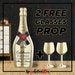 Champagne Prop - Champagne Bottle - Personalized Champagne Party Prop ...