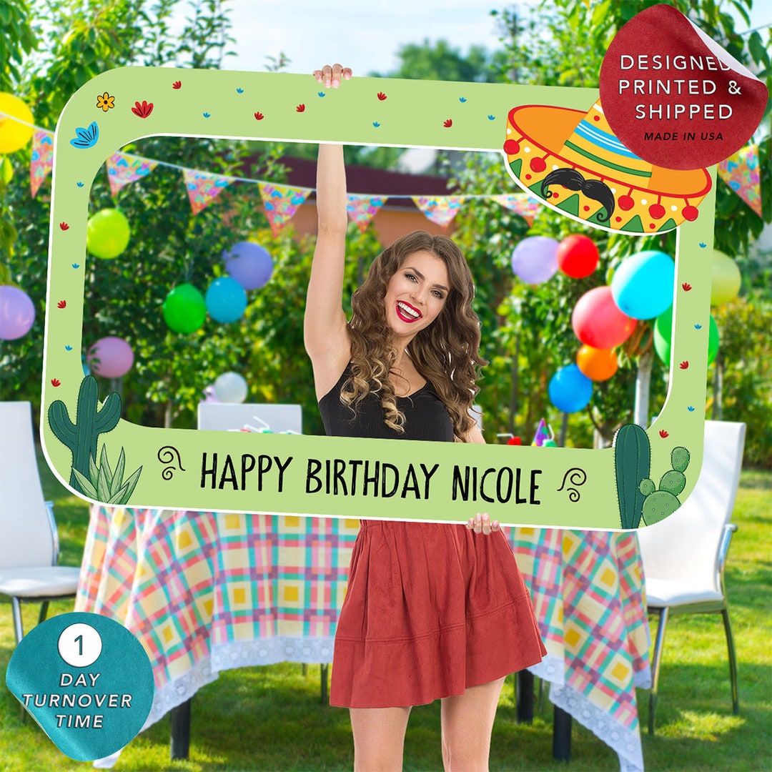 Fiesta Party Photo Prop Fiesta Party Decor Fiesta Photo - Etsy