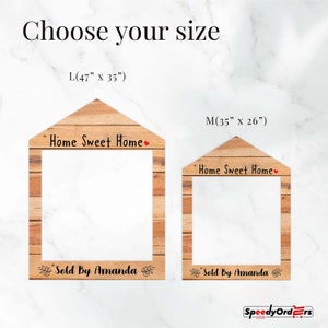 Real Estate Photo Booth Frame, Custom Real Estate Photo Booth Props ...