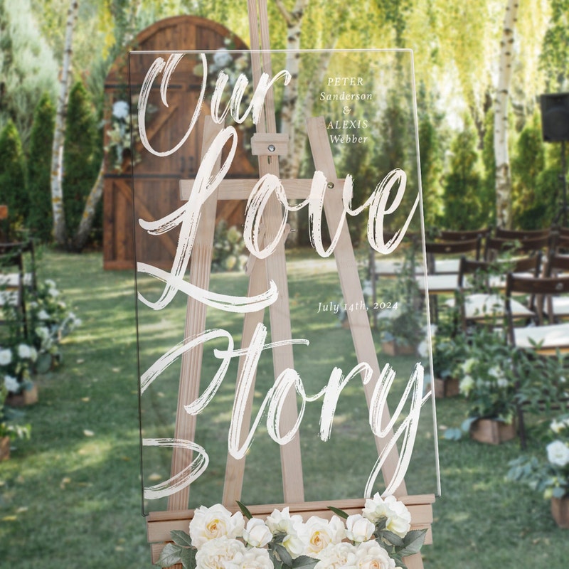 Our Story Sign - Etsy