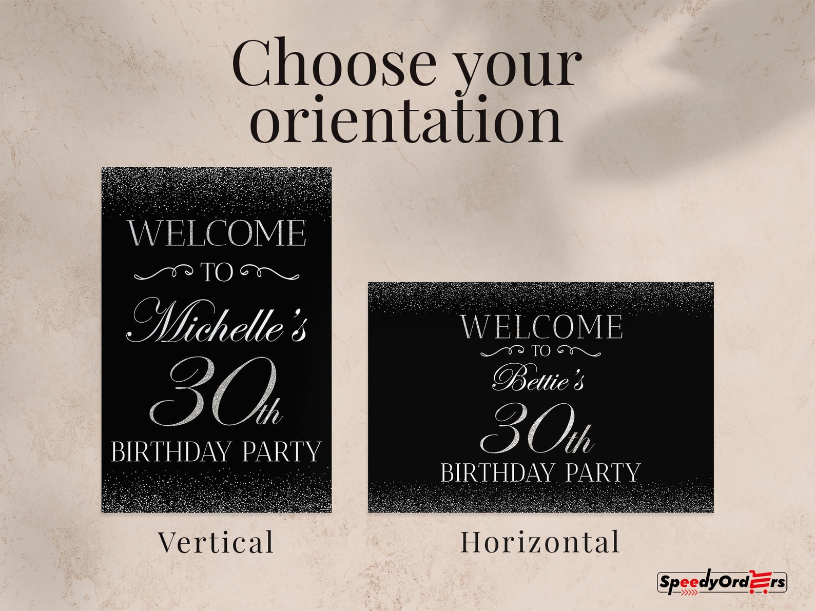 30th Birthday Sign, Custom Welcome Sign for 30th Birthday Party ...