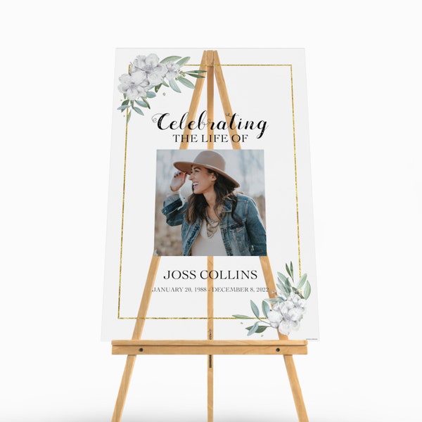 Celebrating the Life Sign - Etsy