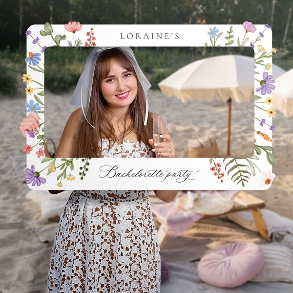 Floral Selfie Frame - Etsy