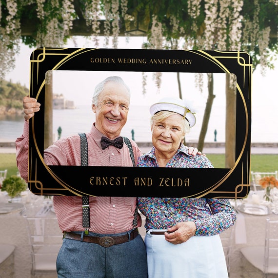 50th wedding anniversary photo booth props store