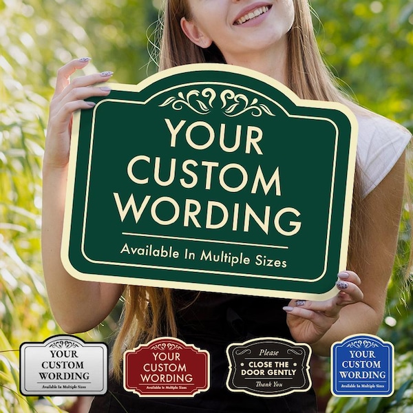 Custom Metal Signs Outdoor - Etsy