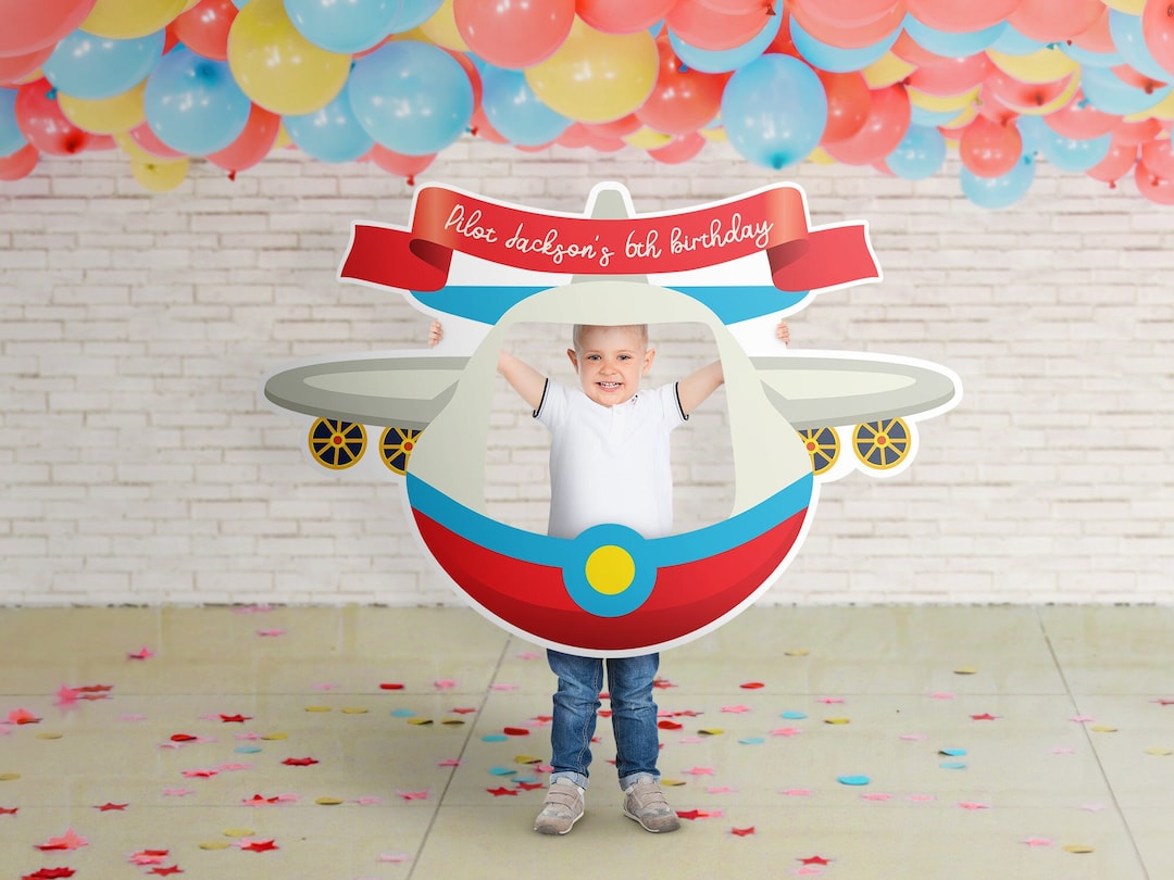 Airplane Photo Booth Airplane Photo Booth Props Pilot Photo - Etsy