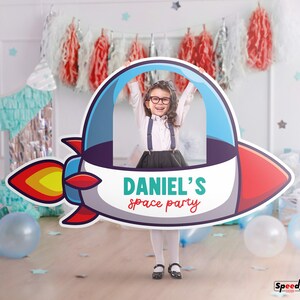 Rocket Ship Photo Booth Frame, Rocket Photo Prop, Rocket Birthday ...