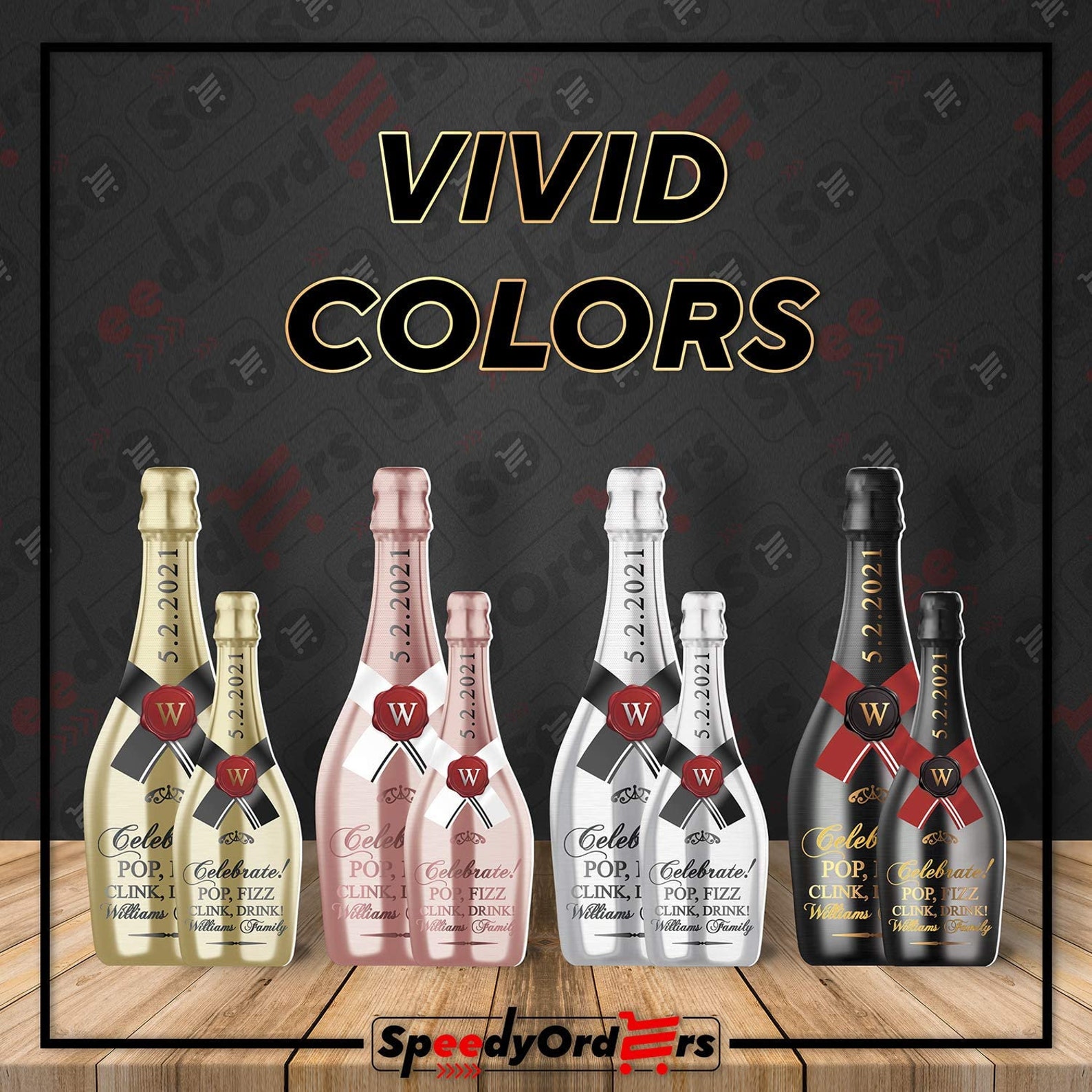 Champagne Prop - Champagne Bottle - Personalized Champagne Party Prop ...