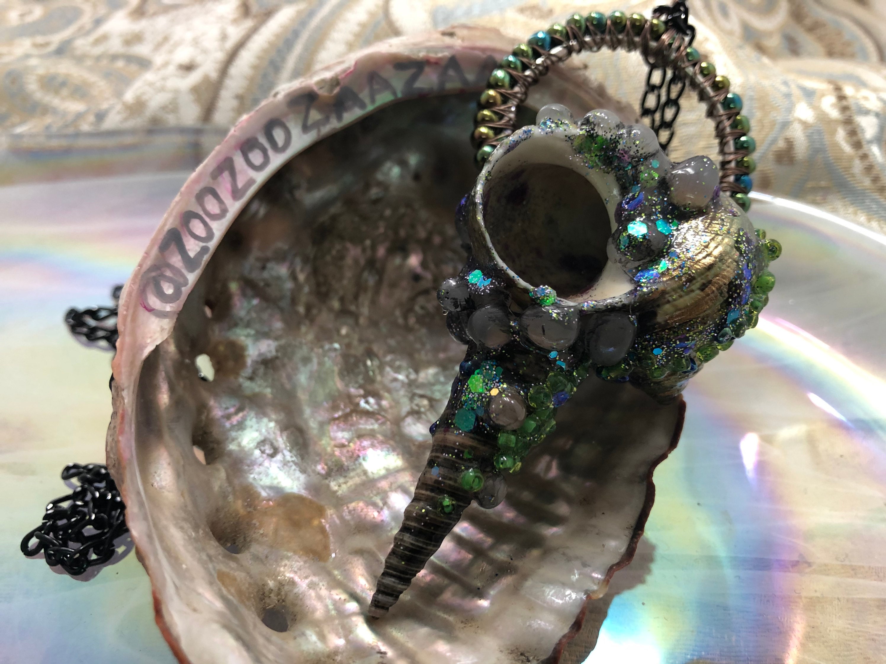 Mermaid Crystal Pendants