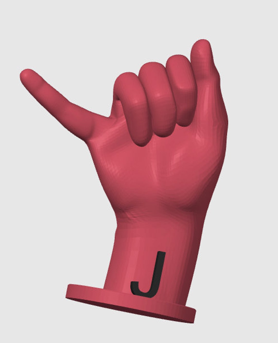 ASL CONSONANTS - Asl Learning Sign, 3D Asl Letter for Learning, 3D ...