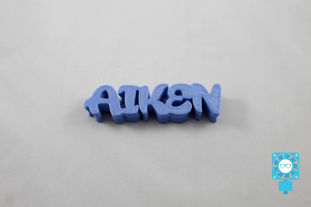 PERSONALIZED NAME - Custom 3D Name Plate, 3D Printed Name, 3D Plastic ...
