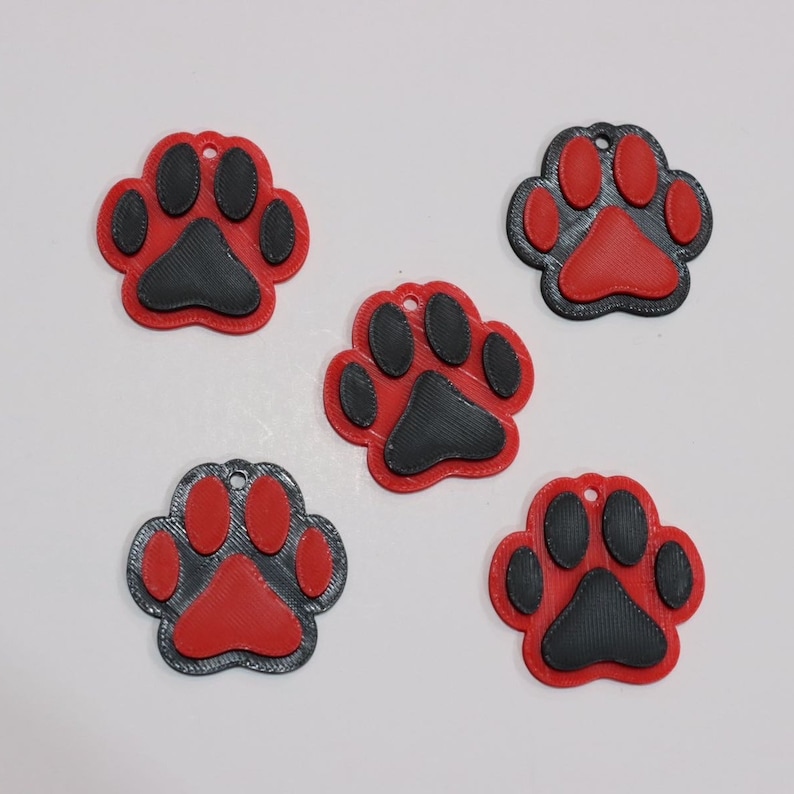 RDO PAW KEYCHAIN Dawg Keychain, Dawg Paw Keychain, 3D Print Keychain ...
