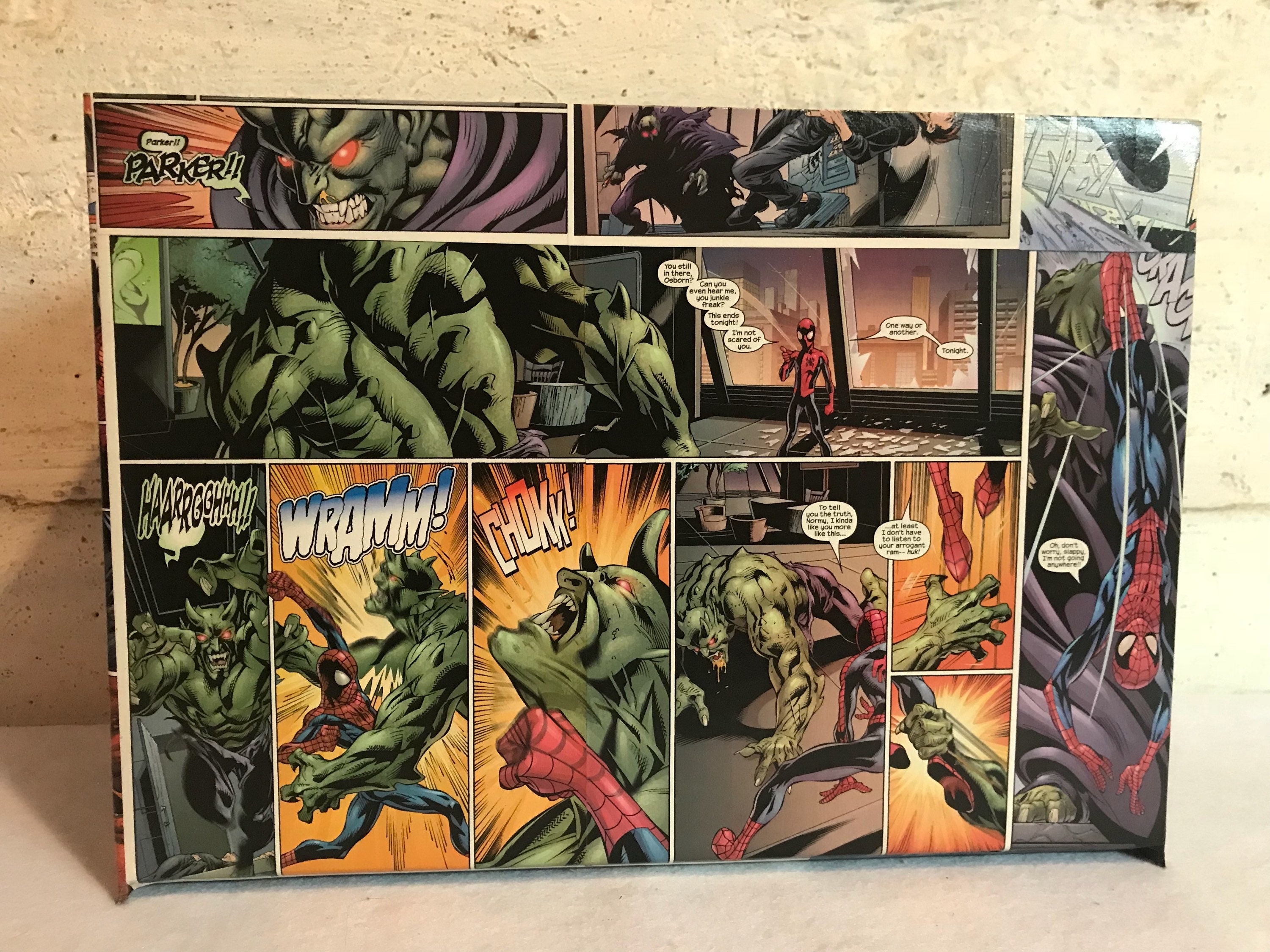 CUSTOM SPIDER-MAN Decoupage Comic Book Storage Box - Etsy