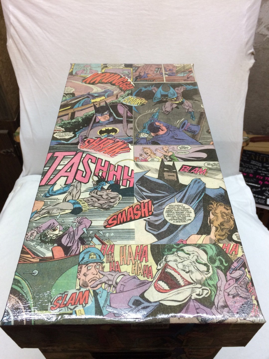 Decoupage Comic Book Storage Box!!! - Etsy