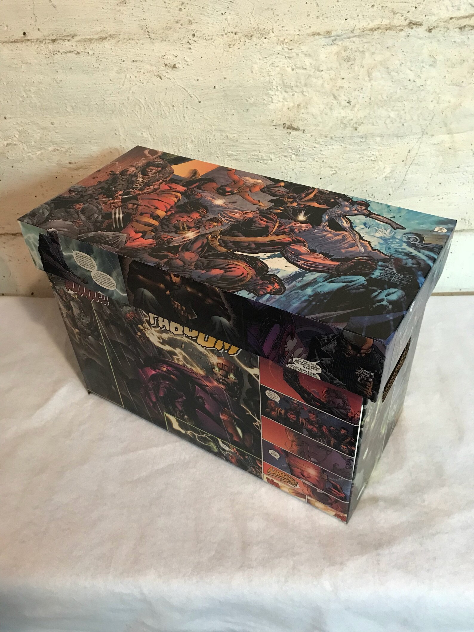 X-men CUSTOM Decoupage Comic Book Storage Box - Etsy