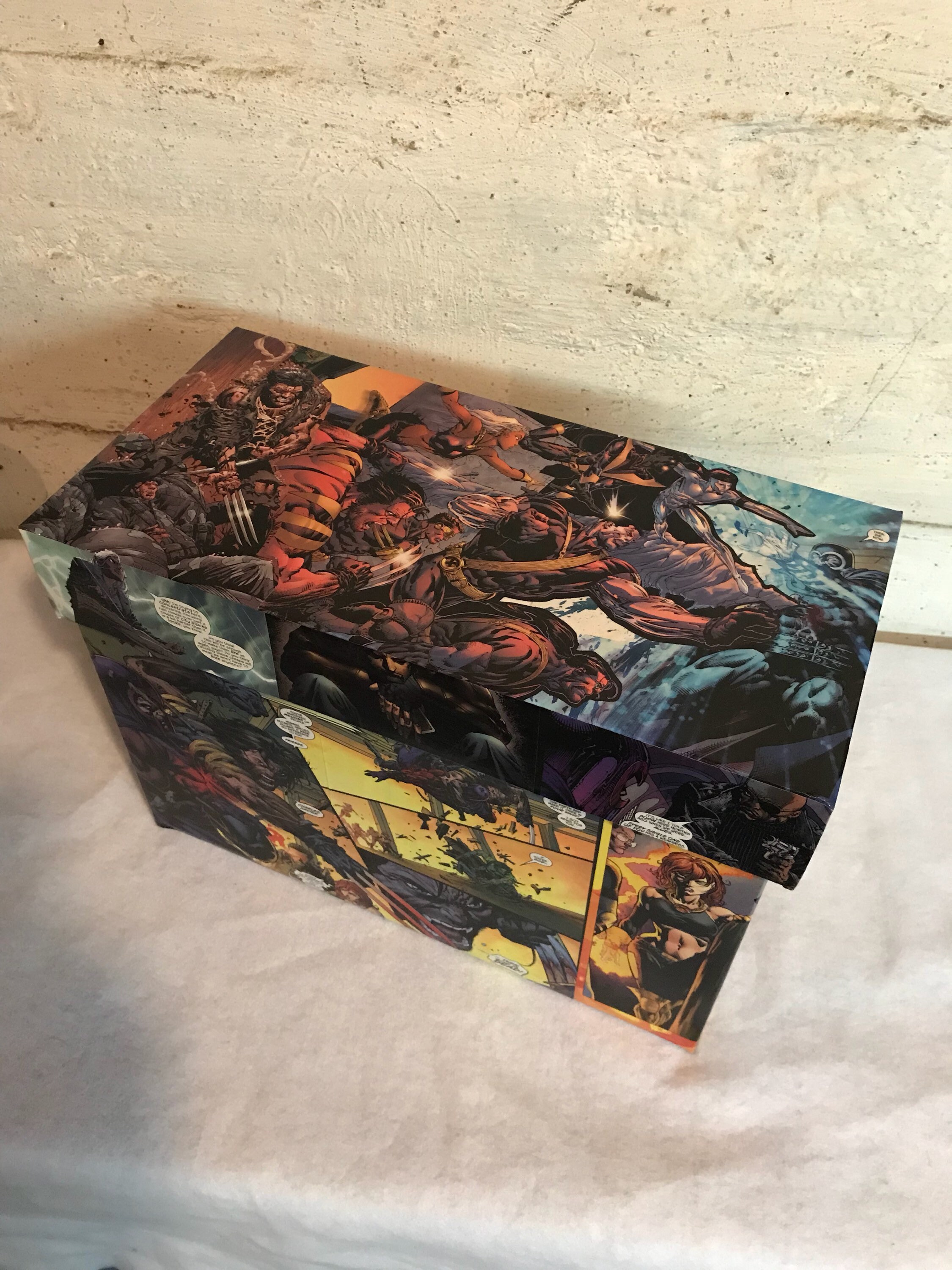 X-men CUSTOM Decoupage Comic Book Storage Box | Etsy