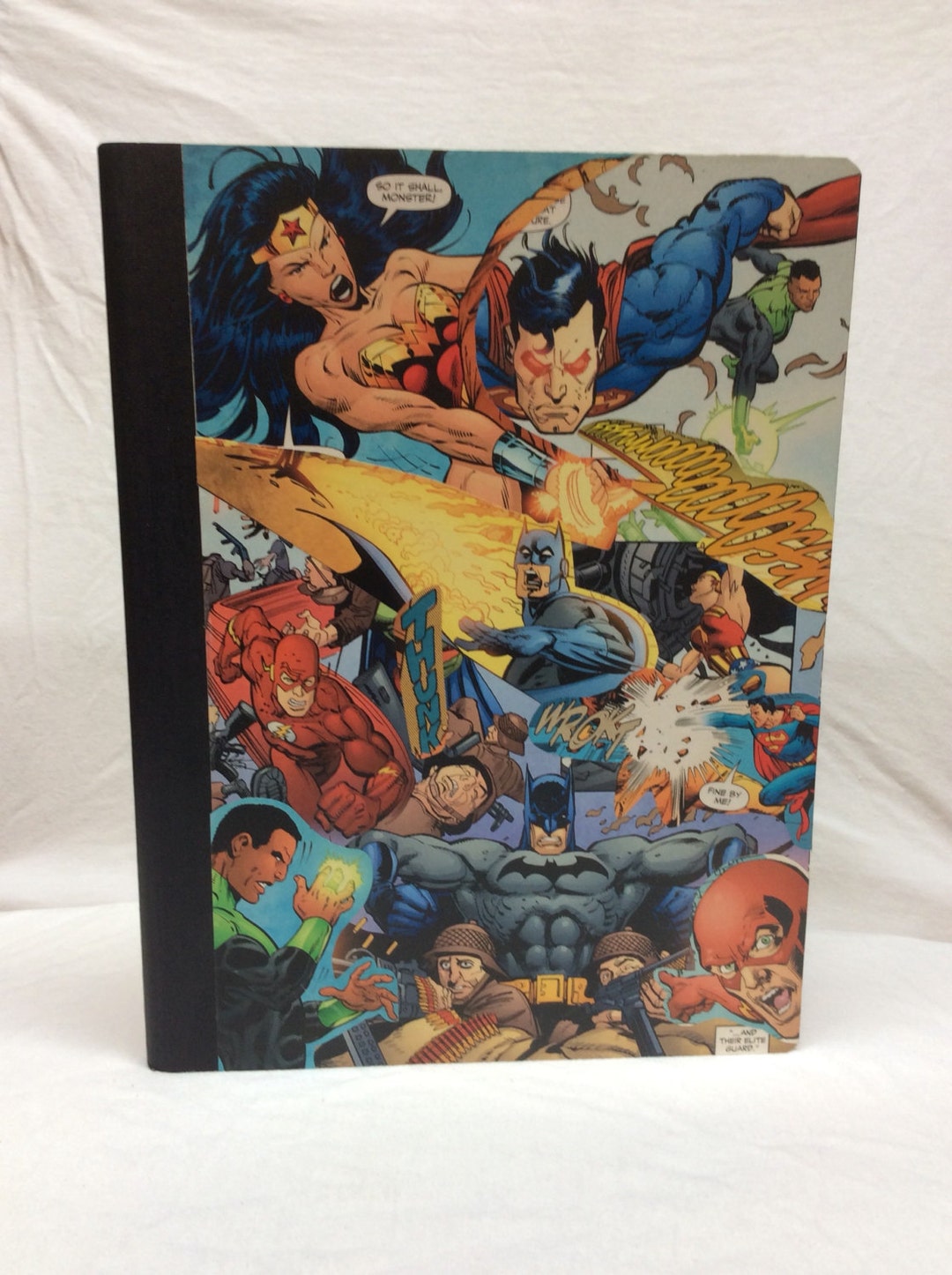 Custom Decoupage Comic Book Composition Notebook/journal - Etsy