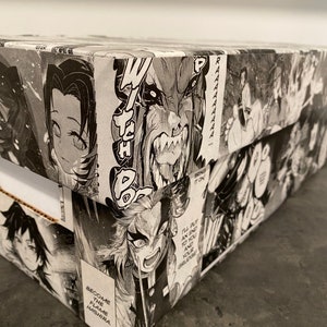NEW HOT! Custom MANGA Storage Box! Choose Your Title! Price Includes 1 ...