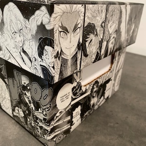 NEW HOT! Custom MANGA Storage Box! Choose Your Title! Price Includes 1 ...