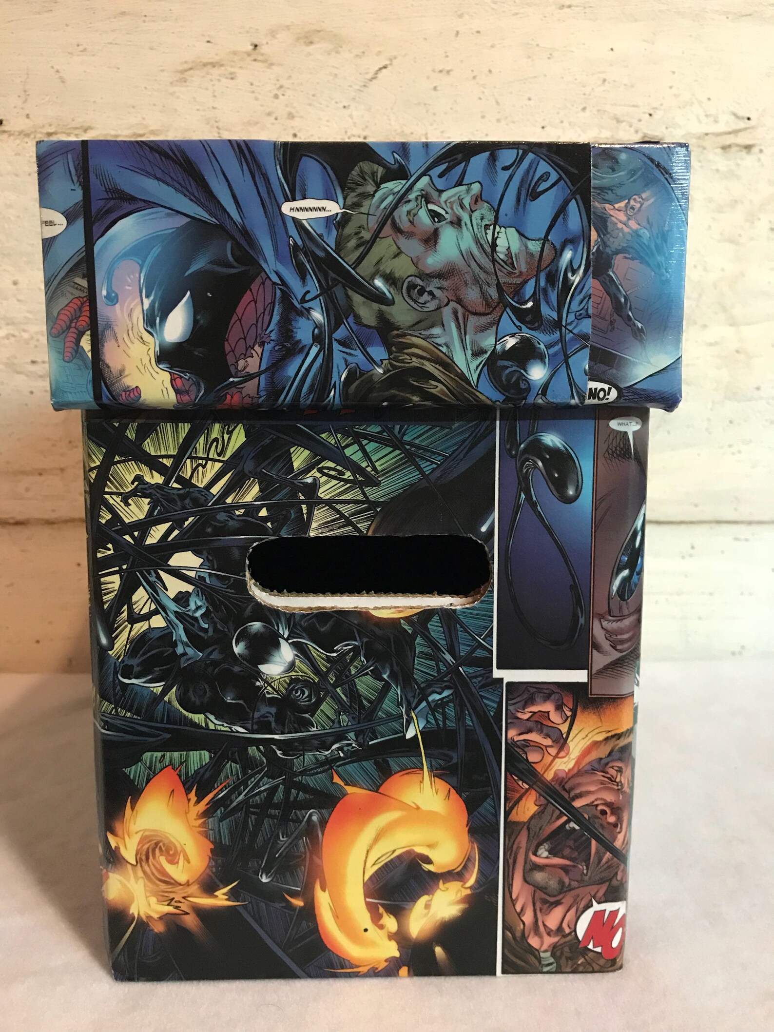 Venom CUSTOM Decoupage Comic Book Storage Box - Etsy