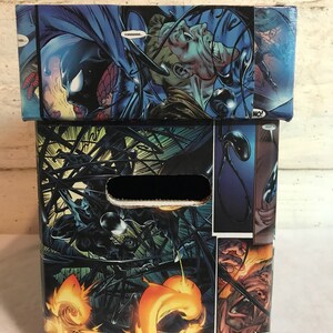 Venom CUSTOM Decoupage Comic Book Storage Box - Etsy