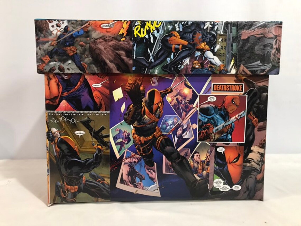 Custom DC Decoupage Comic Book Storage Box - Etsy