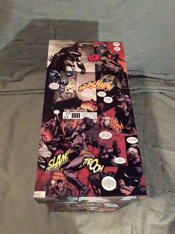 BATMAN Decoupage Comic Book Storage Box - Etsy
