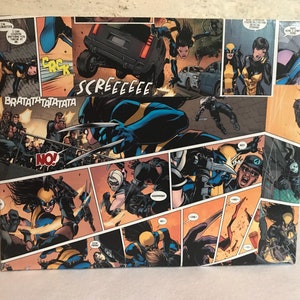 CUSTOM Marvel Decoupage Comic Book Storage Box!!! - Etsy