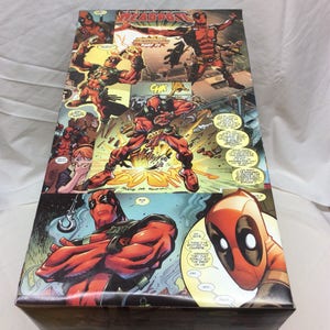 DEADPOOL Decoupage Comic Book Storage Box!!! - Etsy