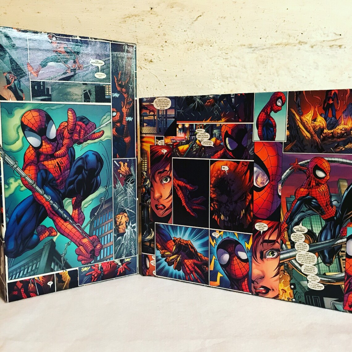 CUSTOM SPIDER-MAN Decoupage Comic Book Storage Box - Etsy