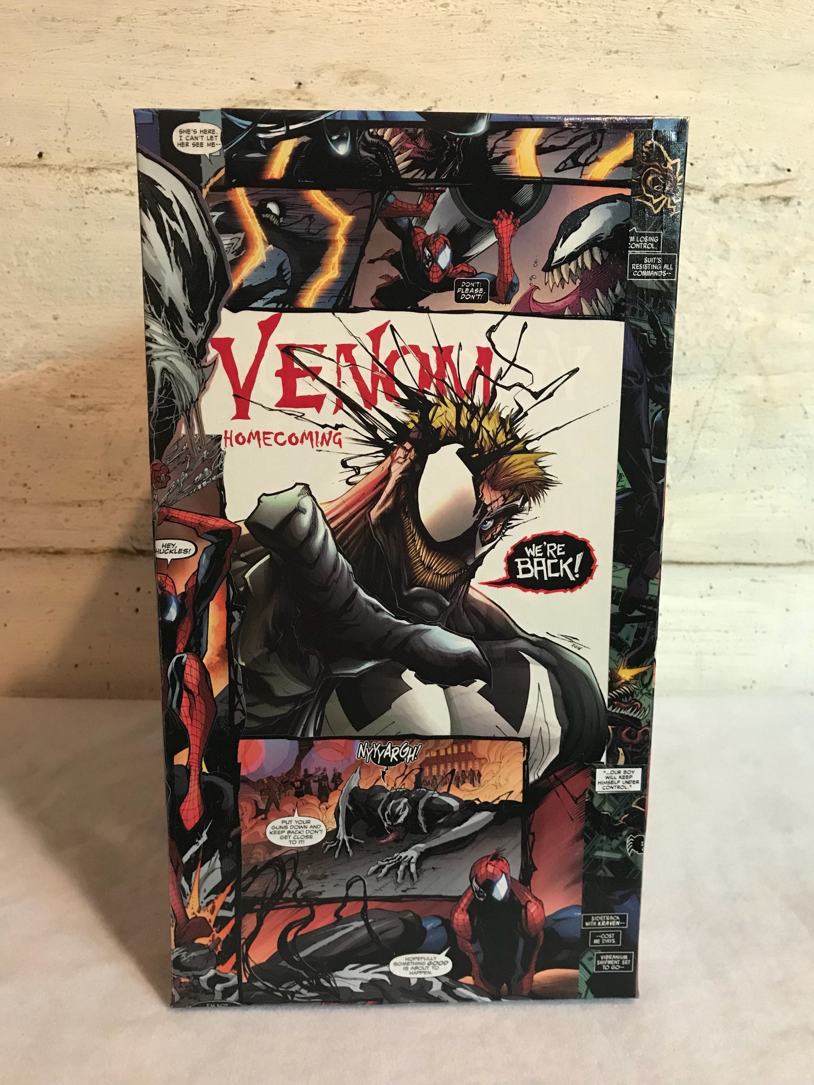 Venom CUSTOM Decoupage Comic Book Storage Box - Etsy