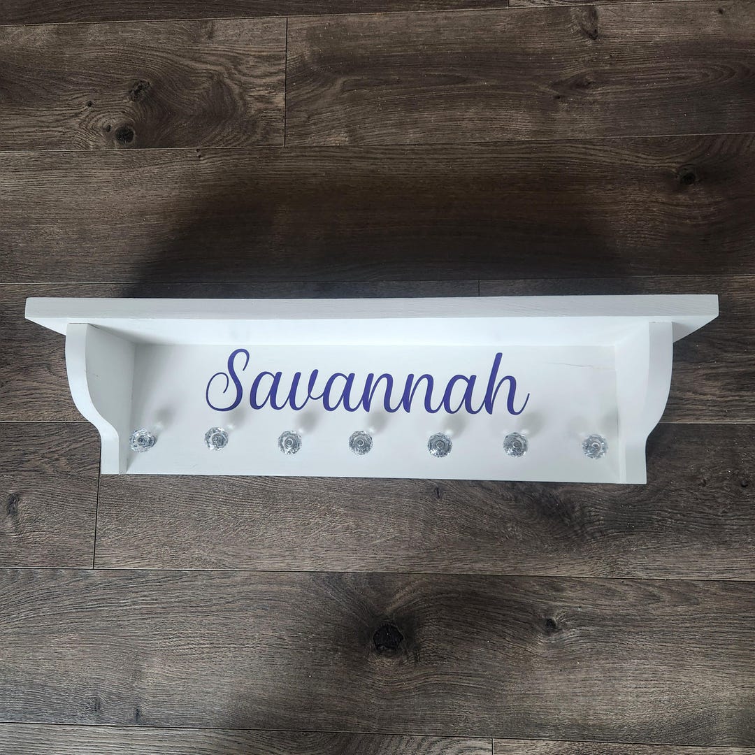 Personalized Shelf, Custom Name Shelf, Trophy Shelf and Medal Holder ...