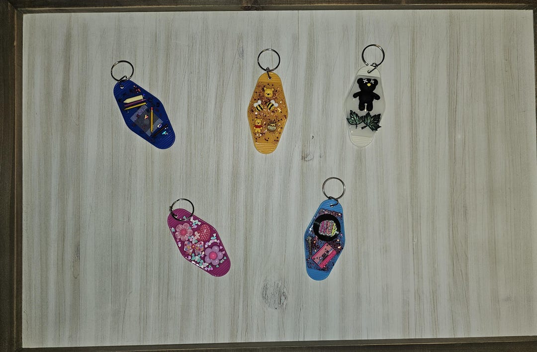 Hotel Style Keychains - Etsy