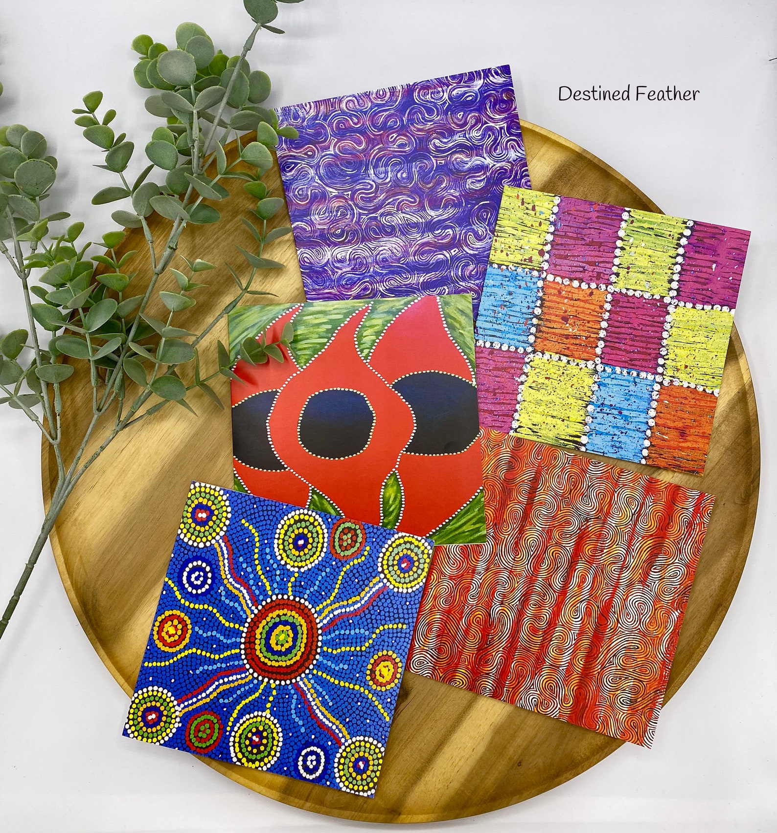 Indigenous Art Greeting Card, Aboriginal Art Card, First Nations Art ...