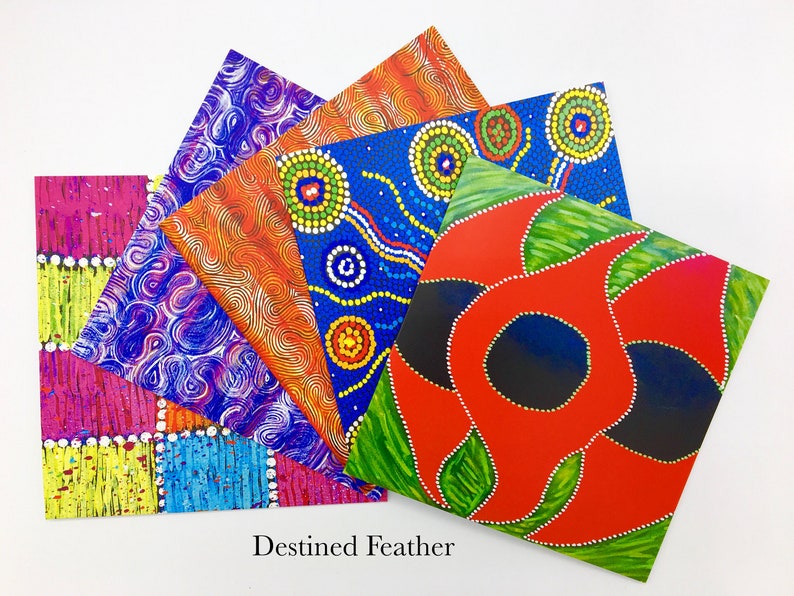 Indigenous Art Greeting Card, Aboriginal Art Card, First Nations Art ...