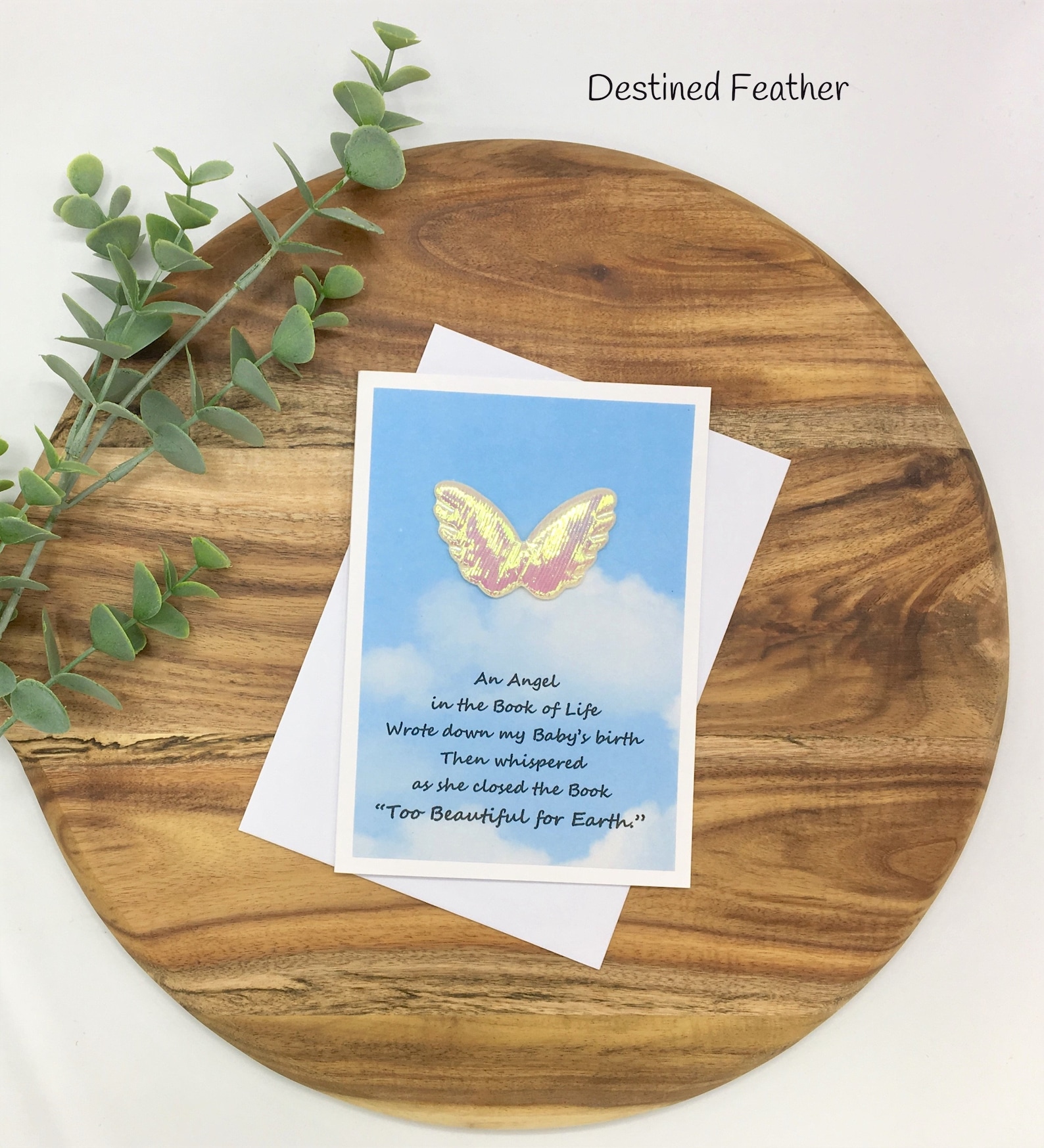 Miscarriage Card, Handmade Sympathy Card, Baby Loss Card, Bereavement ...