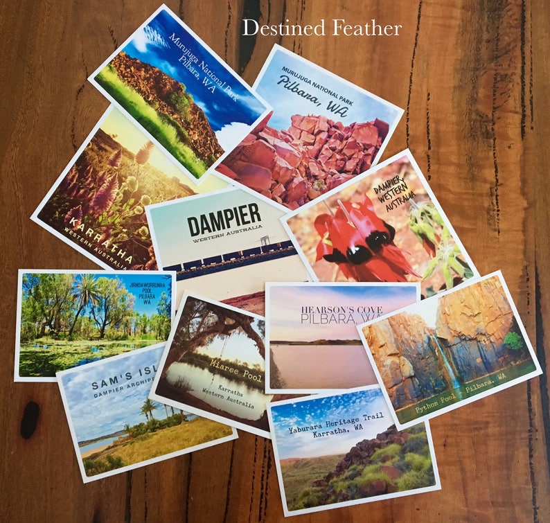 Australian Postcards Pilbara Postcards Outback Postcards - Etsy Australia