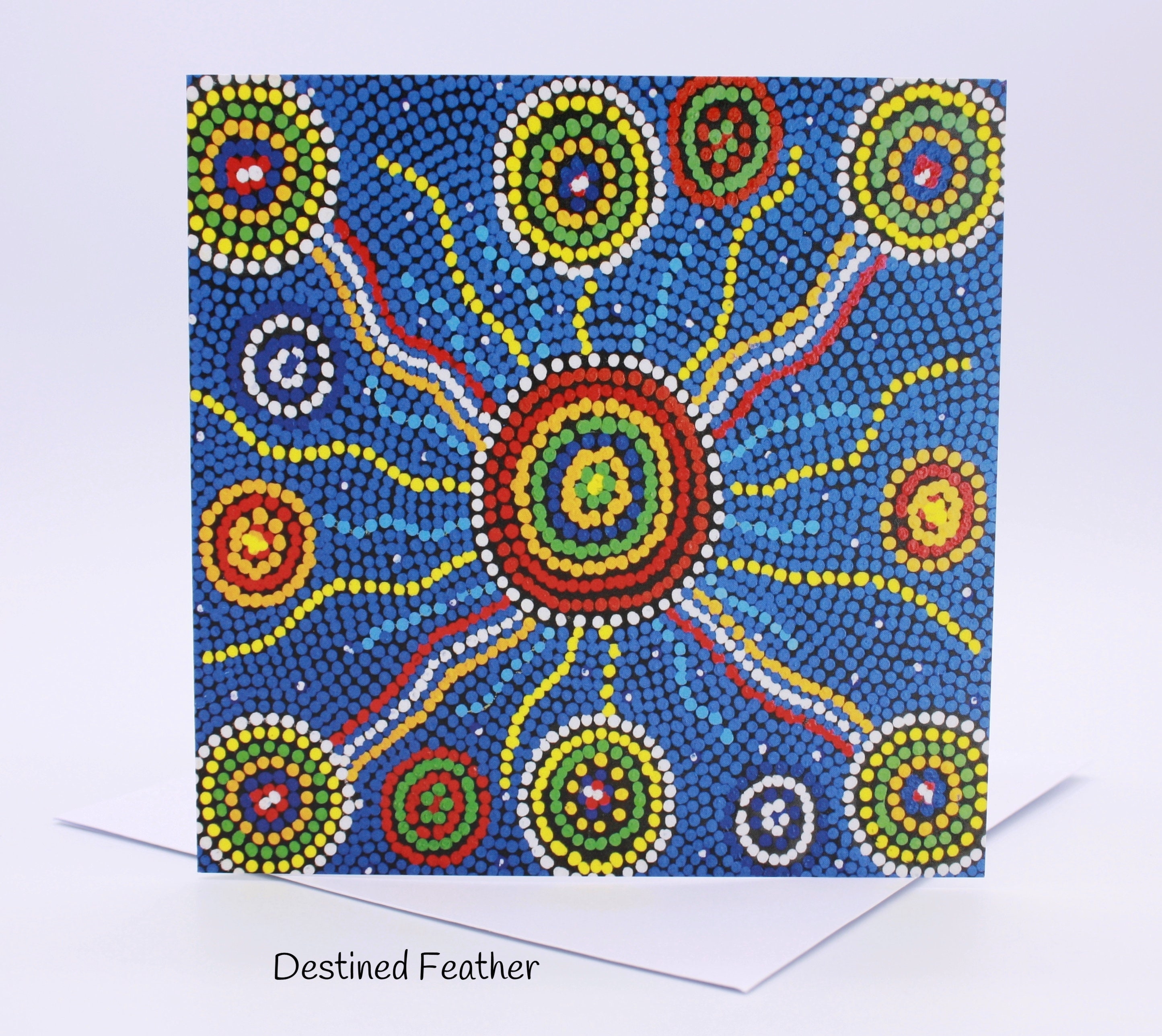 Indigenous Art Greeting Card, Aboriginal Art Card, First Nations Art ...