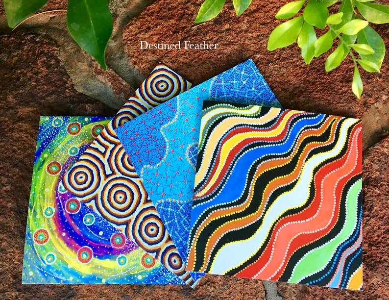 Indigenous Art Greeting Card Aboriginal Art Card Dot | Etsy