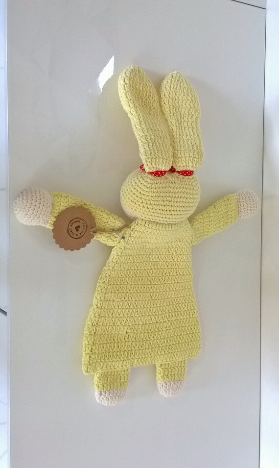 Toys Toys & Games Doudou flat amigurumi crochet Bunny etna.com.pe