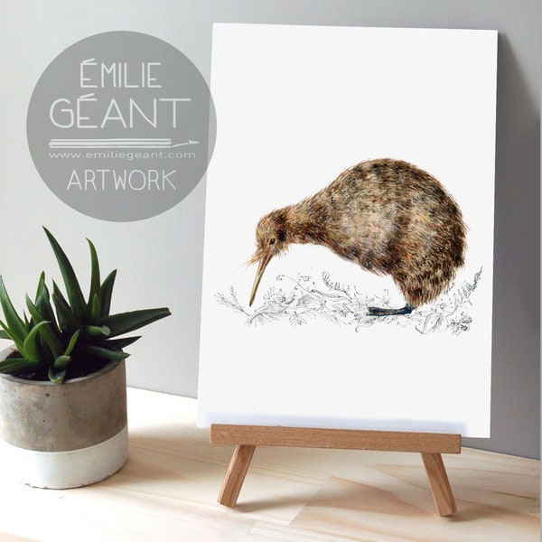 Kiwi Bird Painting - Etsy