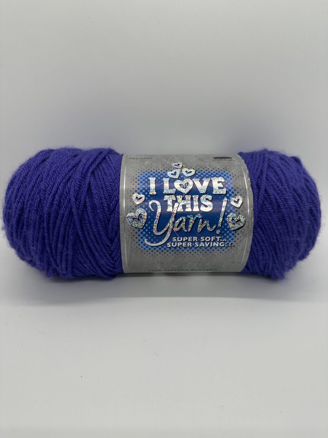 I Love This Yarn in Grape Color, Grape Yarn, Medium Purple Acrylic Yarn ...
