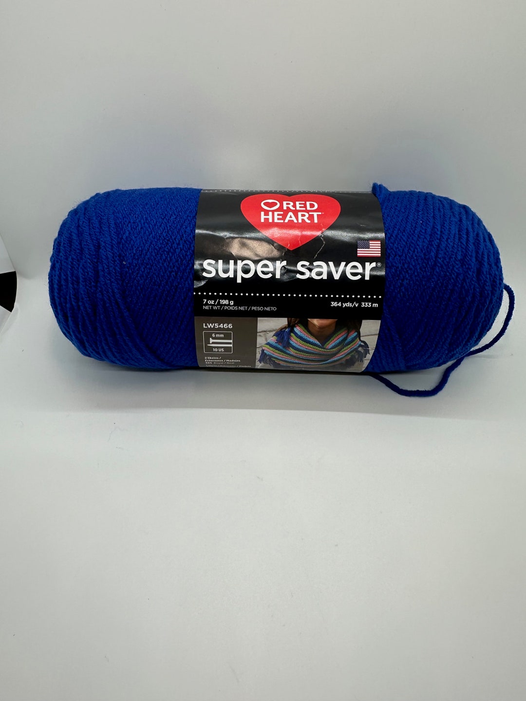 Royal Blue - Red Heart Yarn in Royal Blue Color, Blue Yarn. - Etsy