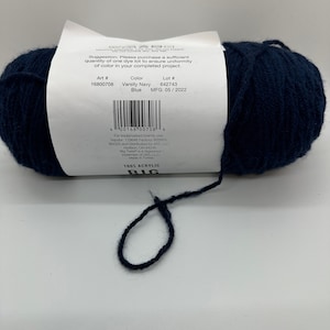 Big Twist Value Yarn in Varsity Navy Blue Color, Navy Blue Yarn - Etsy