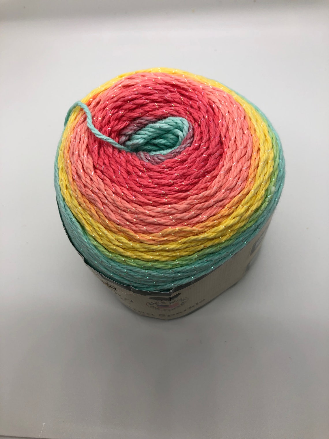 Yarn Bee Sugarwheel Cotton Yarn in Pretties Please Color - Etsy